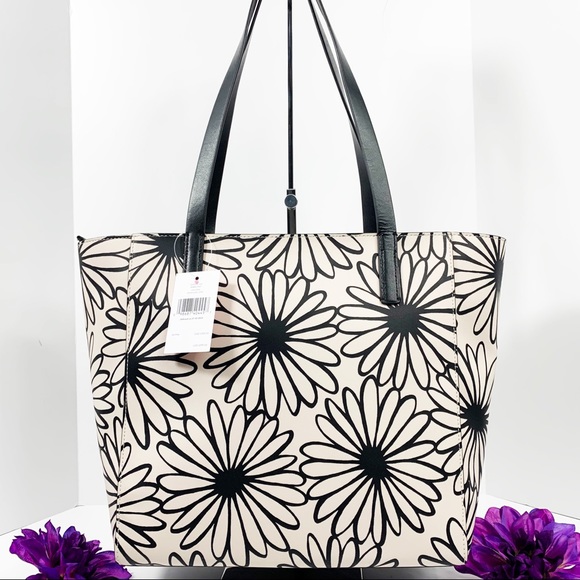 Kate Spade Black Daisy Purse | semashow.com
